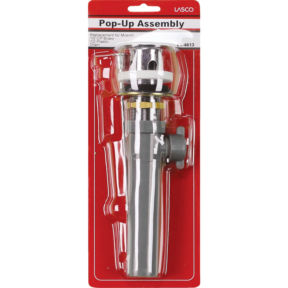 Lasco 1-1/4 In. Chrome-Plated/Plastic Moen Style Pop-Up Assembly ...