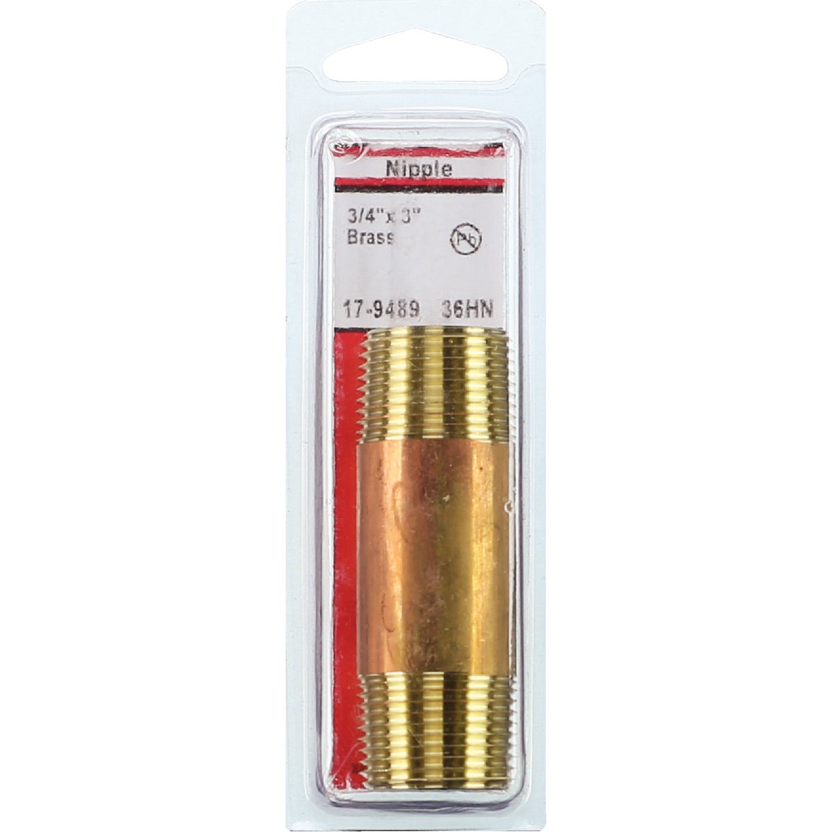 Lasco 3/4 In. x 3 In. Red Brass Nipple – Hemlock Hardware