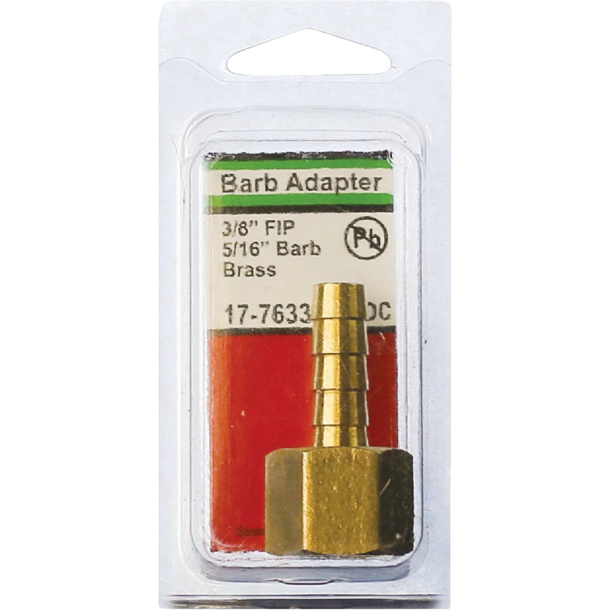 Lasco 3/8 In. FPT x 5/16 In. Brass Hose Barb Adapter – Hemlock Hardware