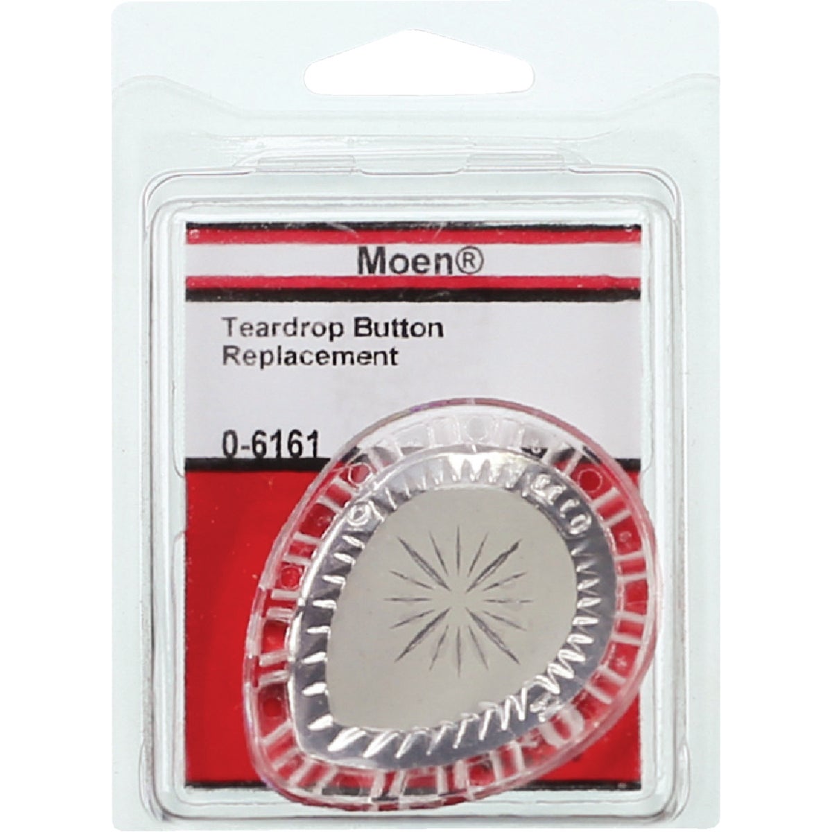 Lasco Moen Teardrop Clear Handle Button – Hemlock Hardware
