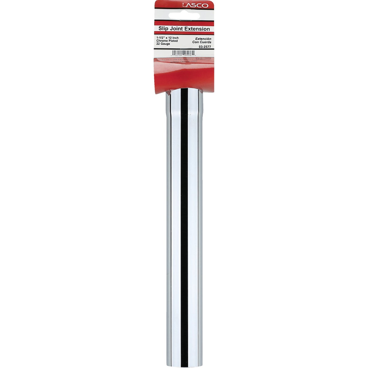 Lasco 1-1/2 In. x 12 In. Chrome Plated Extension Tube – Hemlock Hardware