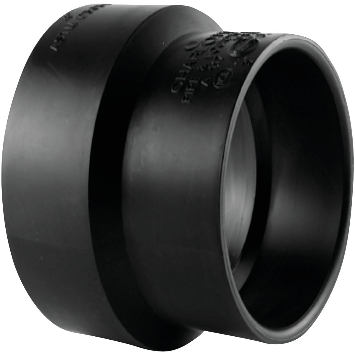 Charlotte Pipe 4 In. x 4 In. Sewer Hub x Sch 40 Hub Sewer Pipe Adapter ...