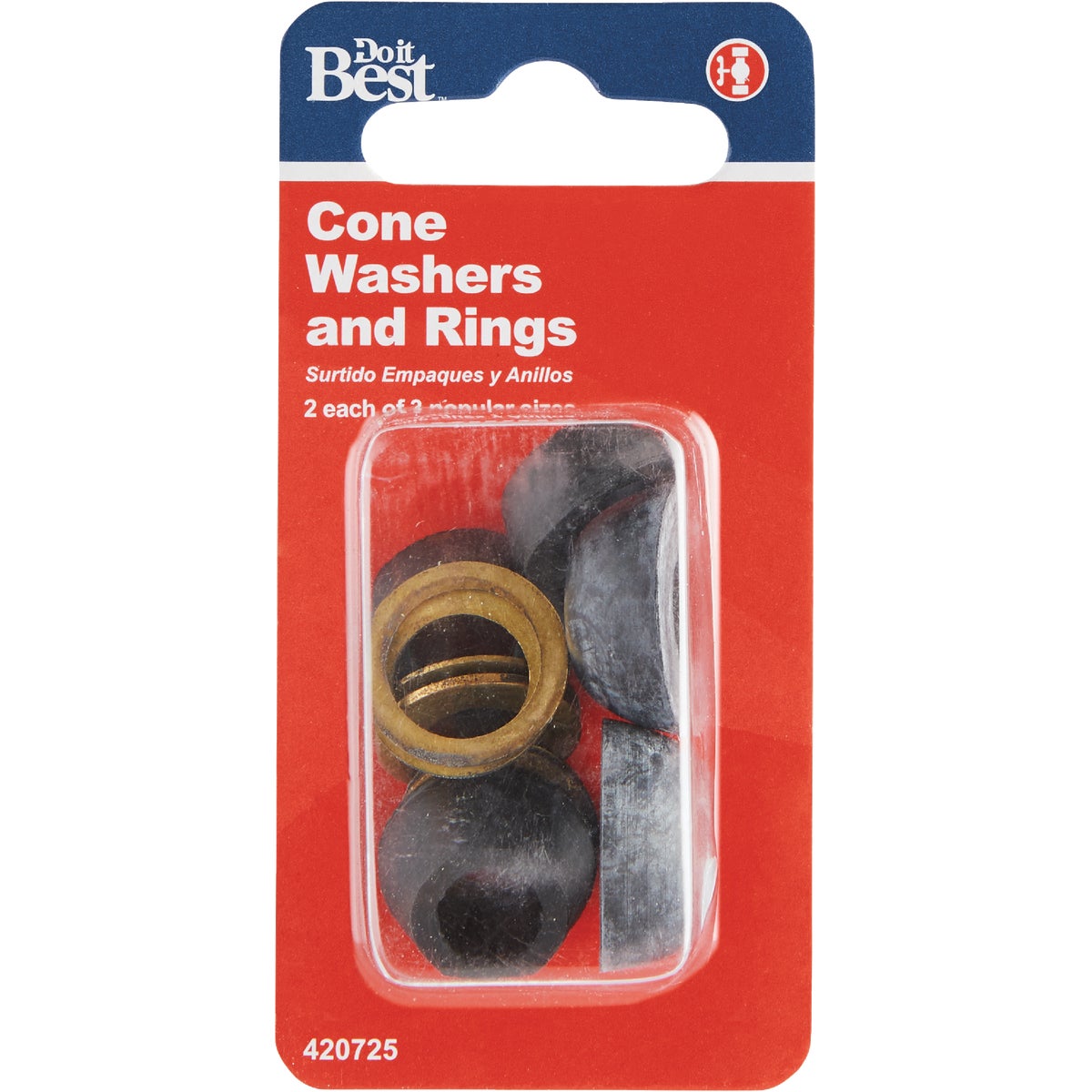 Do it Cone Washer and Friction Ring 12-Piece Assortment – Hemlock Hardware