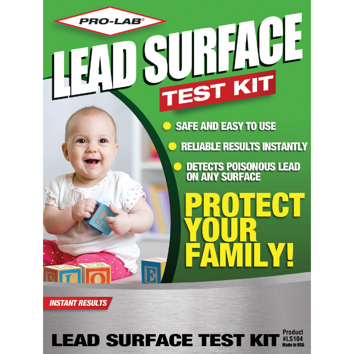 Pro Lab Instant Results Test Strips Lead Surface Test Kit (6-Pack ...