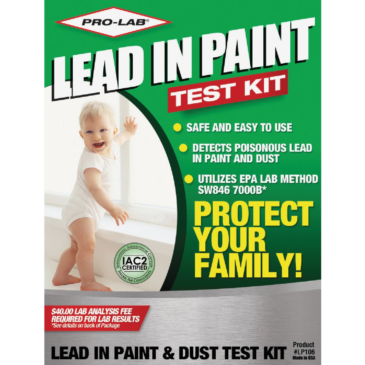 Pro Lab Dust Wipes Lead Test Kit – Hemlock Hardware