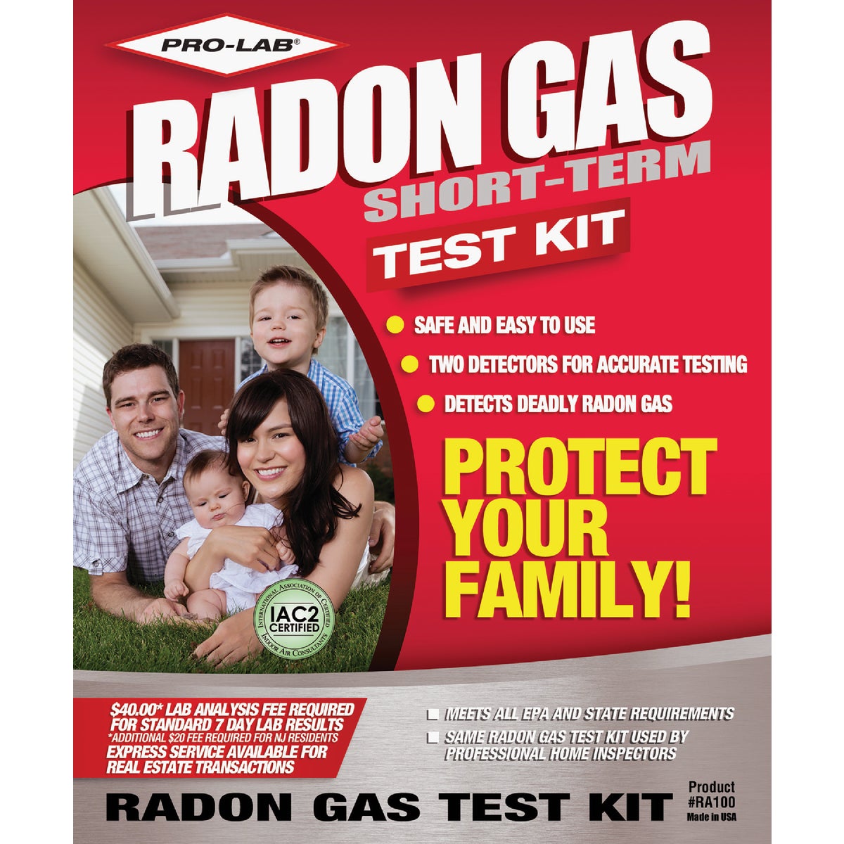 Pro Lab Radon Test Kit – Hemlock Hardware