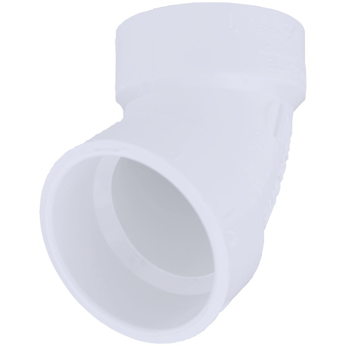 Charlotte Pipe 1-1/2 In. Schedule 40 60 Deg. DWV PVC Elbow (1/6 Bend ...