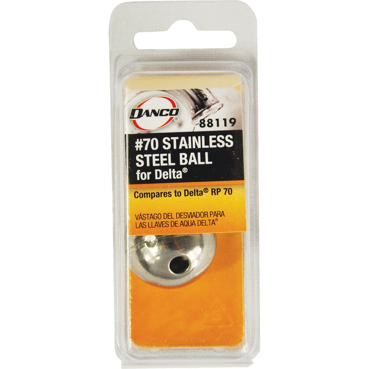 Danco No. 70 Stainless Steel Ball Replacement for Delta/Peerless Singl ...