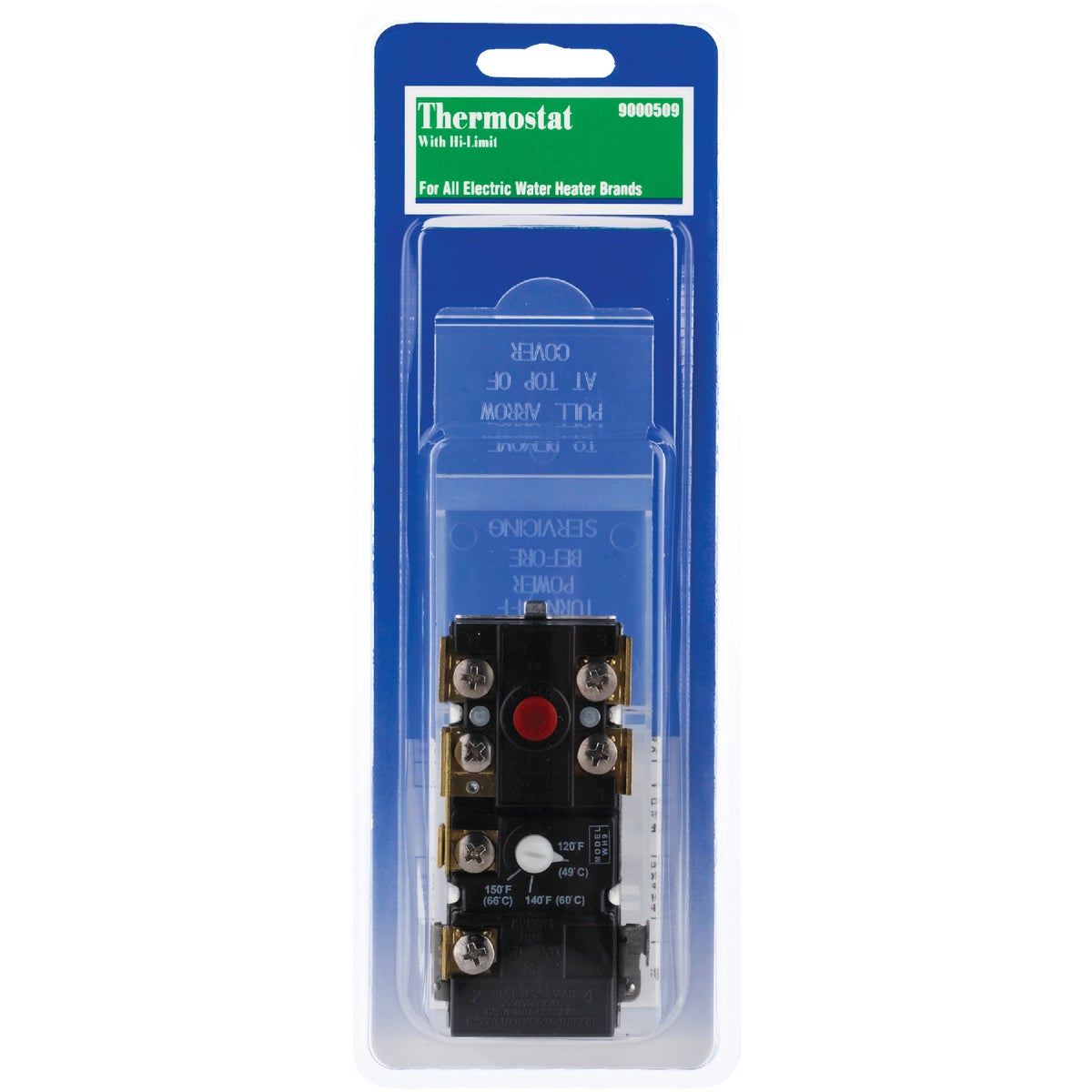 Reliance (WH9-6) Single Element Water Heater Thermostat with E.C.O ...