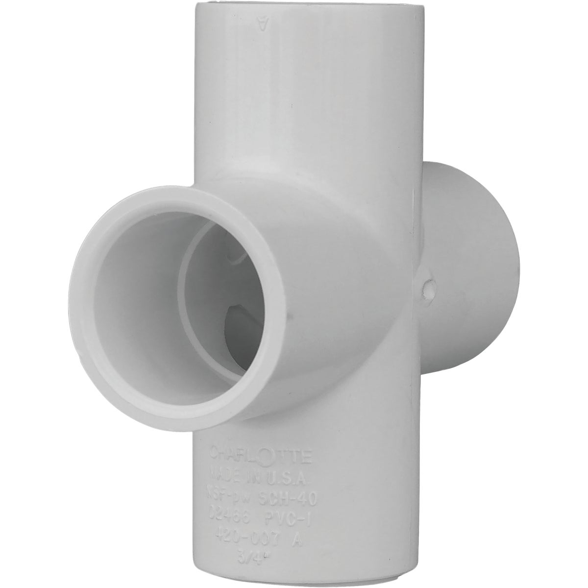 Charlotte Pipe Schedule 40 3/4 in. PVC Pipe Cross – Hemlock Hardware