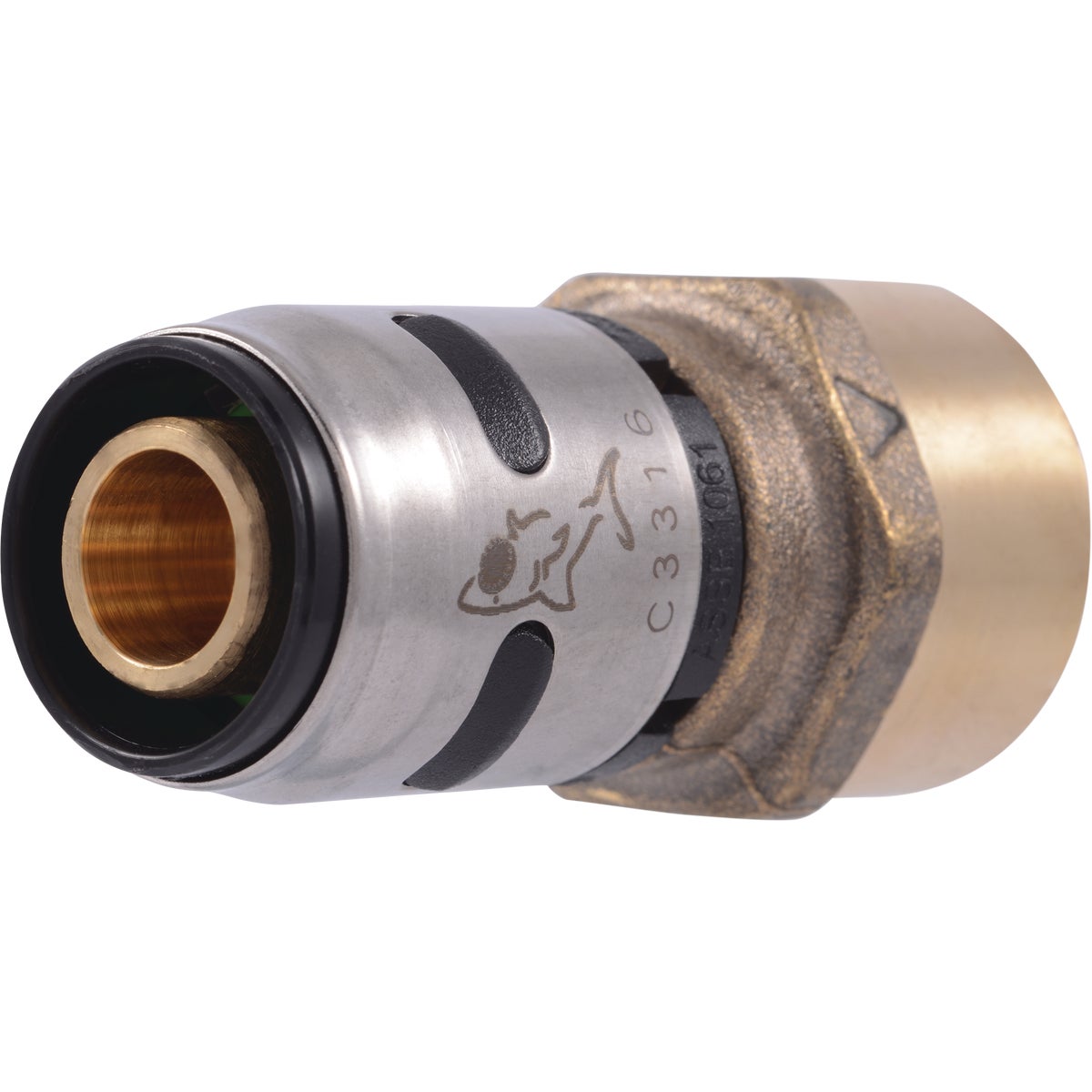 SharkBite EvoPex 1/2 In. x 1/2 In. FPT Push-to-Connect Plastic Connect ...