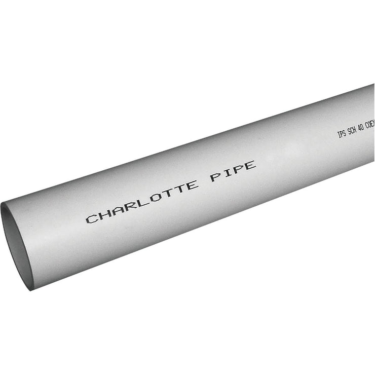 Charlotte Pipe 4 In. x 5 Ft. Schedule 40 PVC-DWV Cellular Core Pipe ...