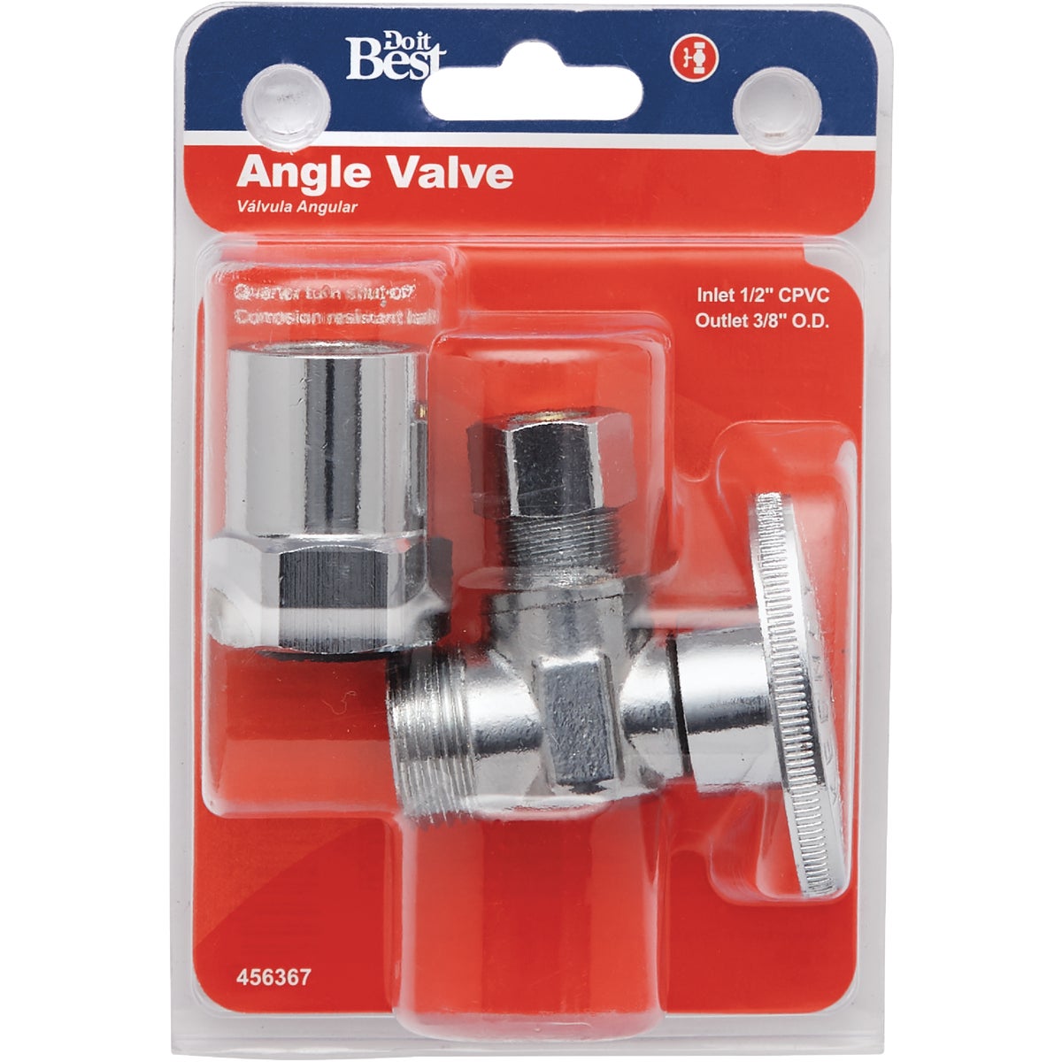 Do it 1/2 In. CPVC x 3/8 In. Compression Quarter Turn Angle Valve ...