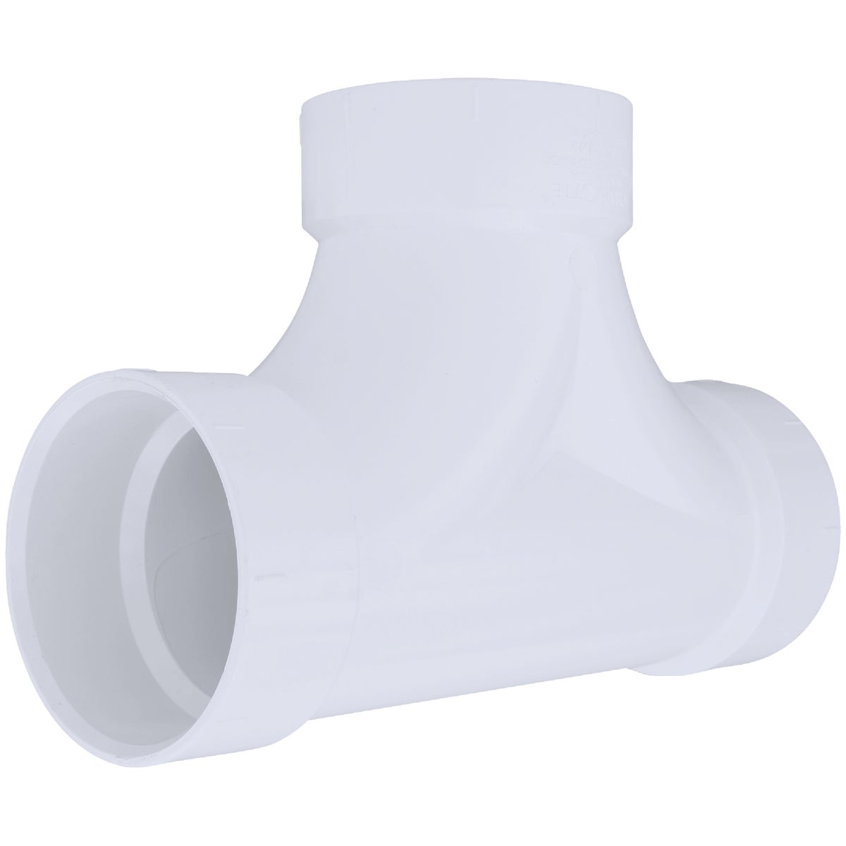 Charlotte Pipe 4 In. Schedule 40 DWV 2-Way PVC Cleanout Tee – Hemlock ...