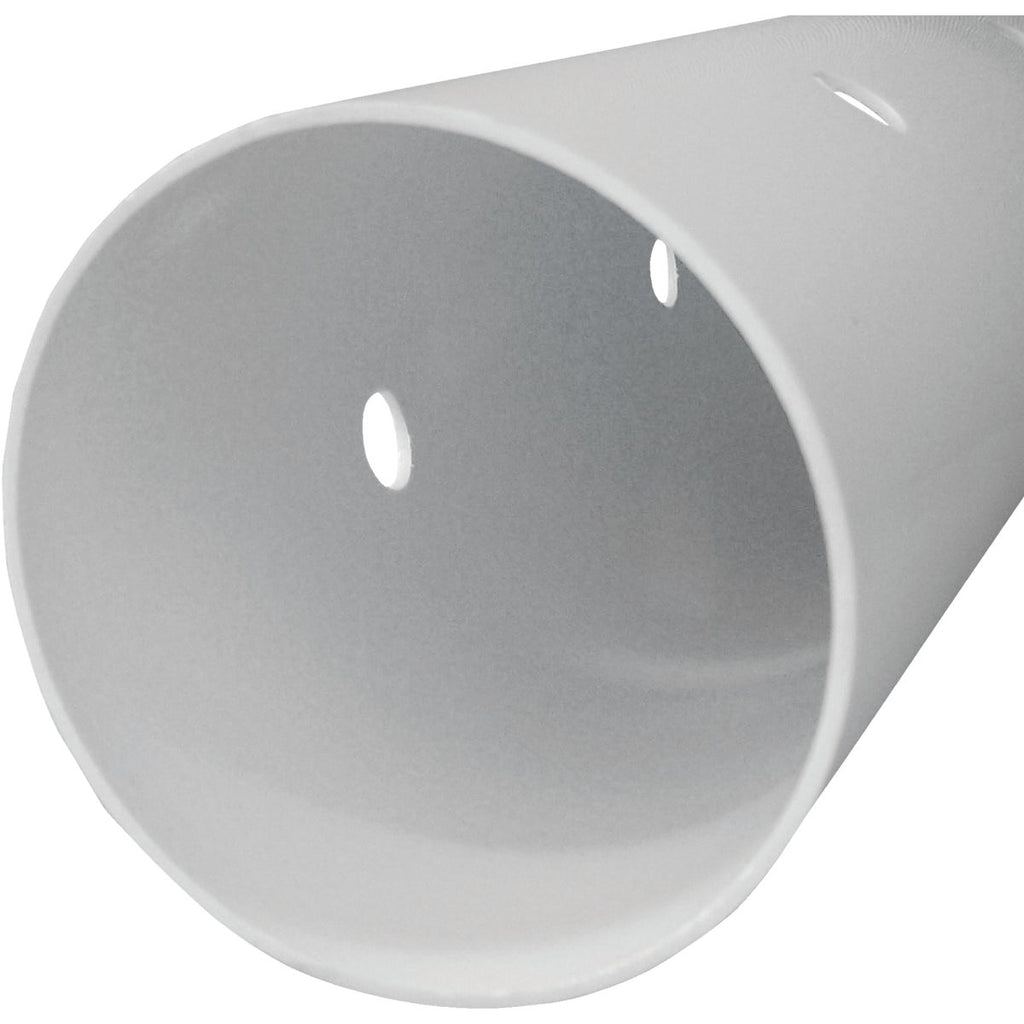 4 Perforated Drain Pipe 4" X 10ft PVC Perforated Sewer & Drain Pipe