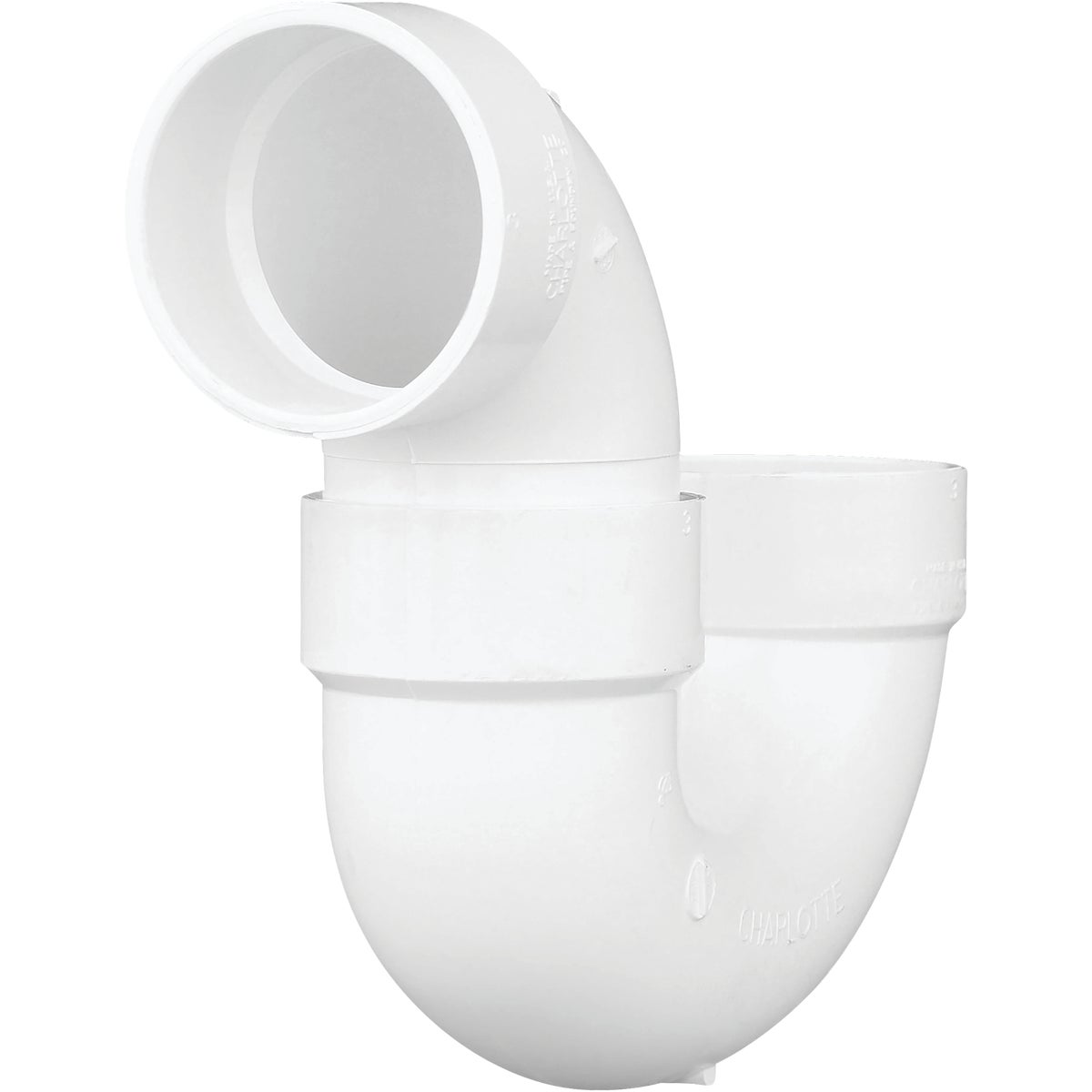 Charlotte Pipe 3 In. White PVC P-Trap – Hemlock Hardware