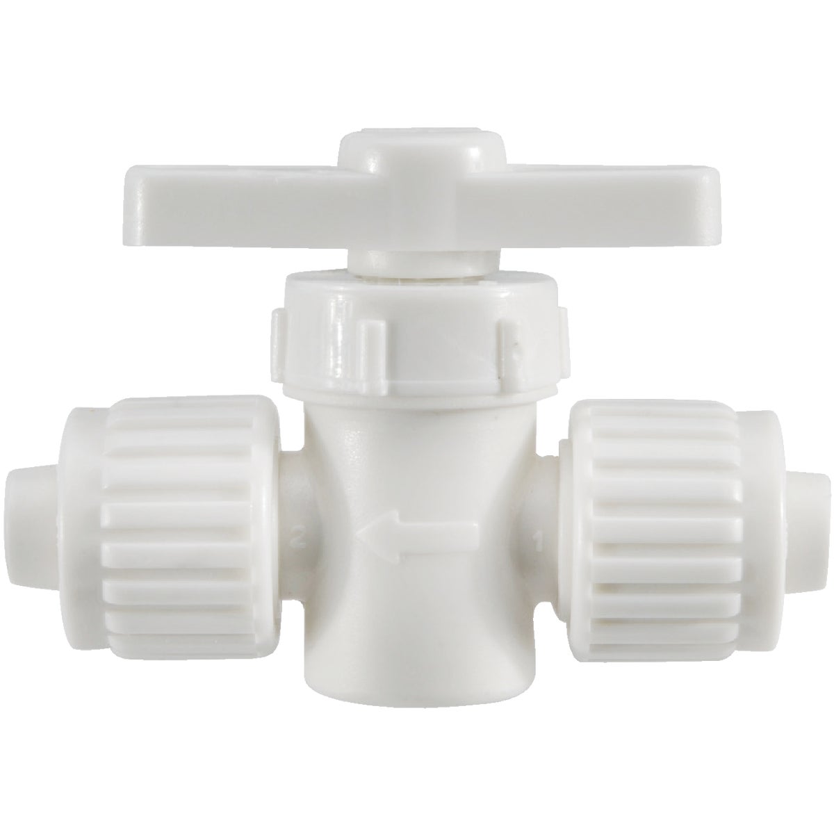 Flair-it 3/8 In. PEX x 3/8 In. PEX Plastic White Straight Stop Valve ...
