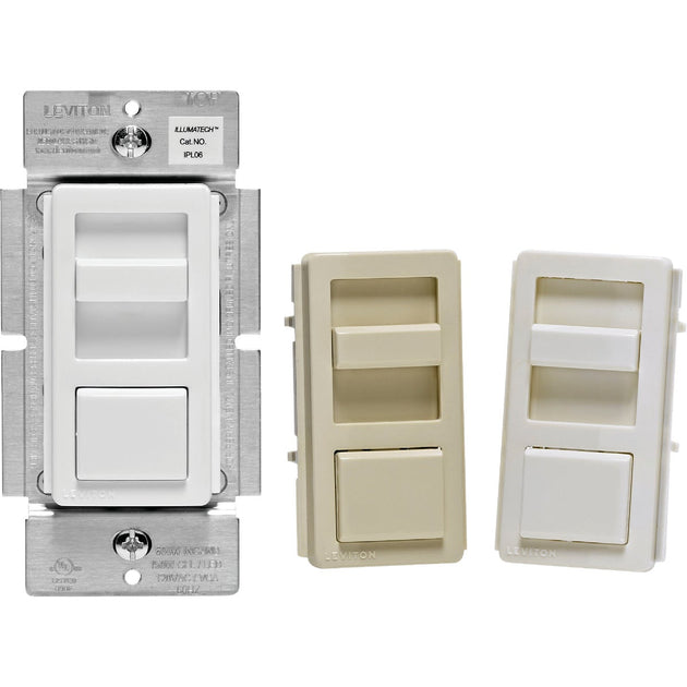Leviton Decora 3-Way Slide Dimmer Switch – Hemlock Hardware