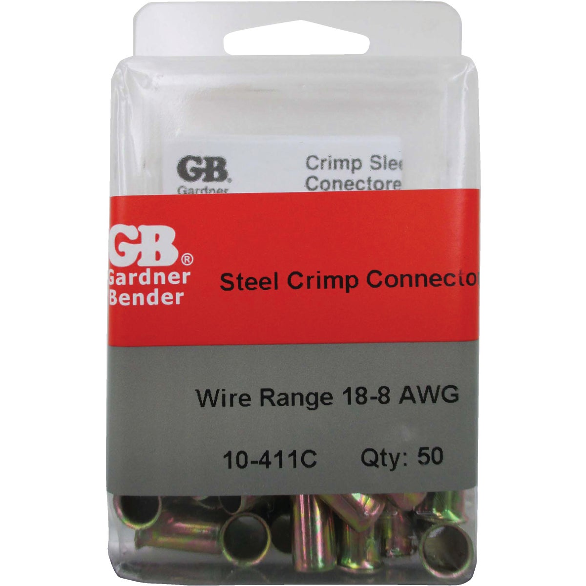 Gardner Bender 18 to 8 AWG Copper-to-Copper Zinc-Plated Steel Crimp Co ...