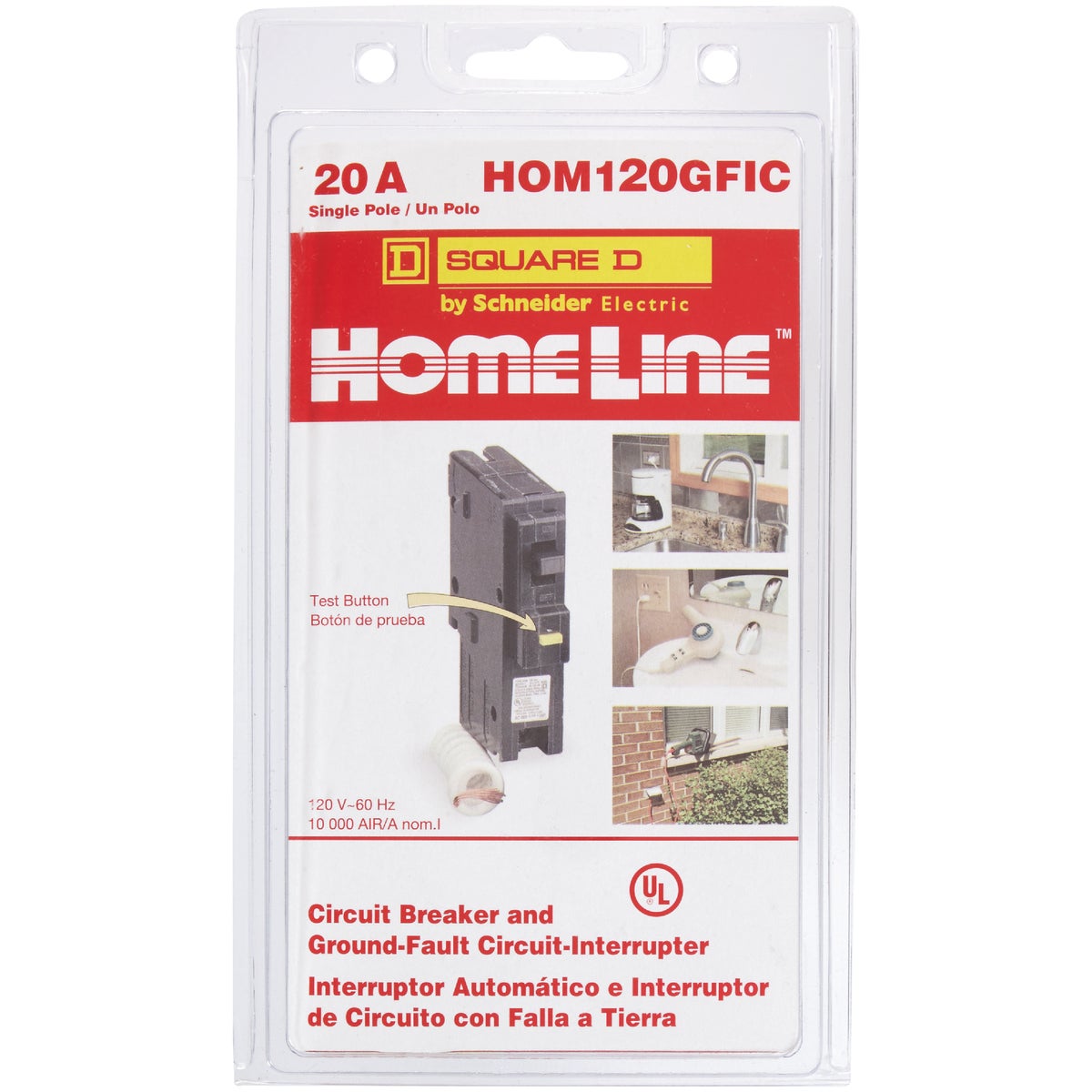 Square D Homeline 20A Single-Pole GFCI Breaker – Hemlock Hardware