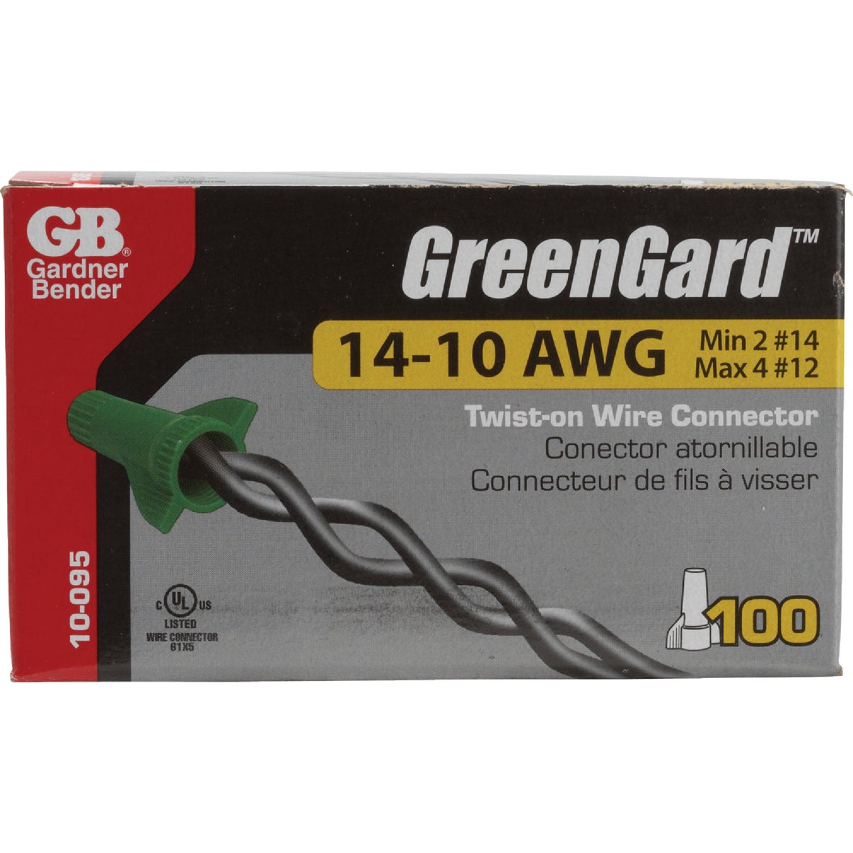 Gardner Bender GreenGard Medium Green 14 AWG to 10AWG Grounding Wire C ...