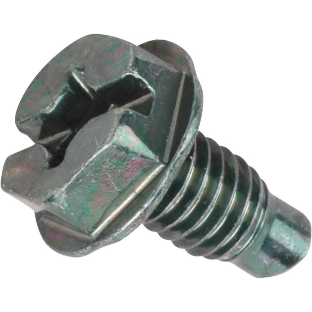 Steel City Green Grounding Screw – Hemlock Hardware