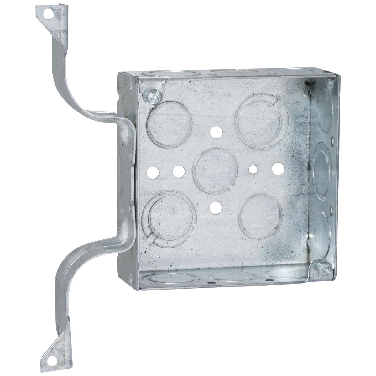 Raco W Bracket Mount 4 In. x 4 In. Square Box with Off-Center Knockout ...