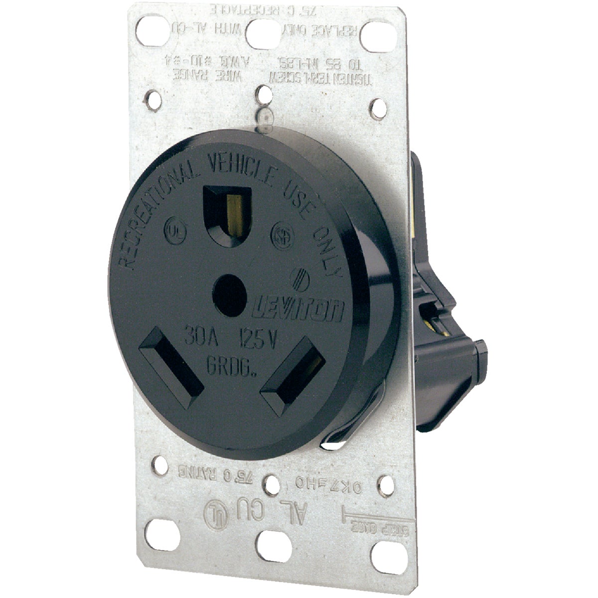 Leviton 30A Female Power Outlet RV Receptacle – Hemlock Hardware