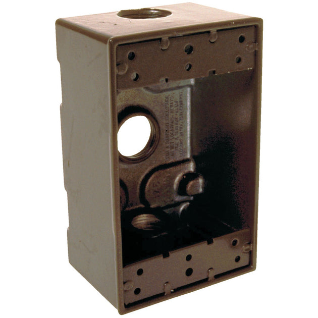 Bell Single-Gang Weatherproof Outdoor Outlet Box – Hemlock Hardware