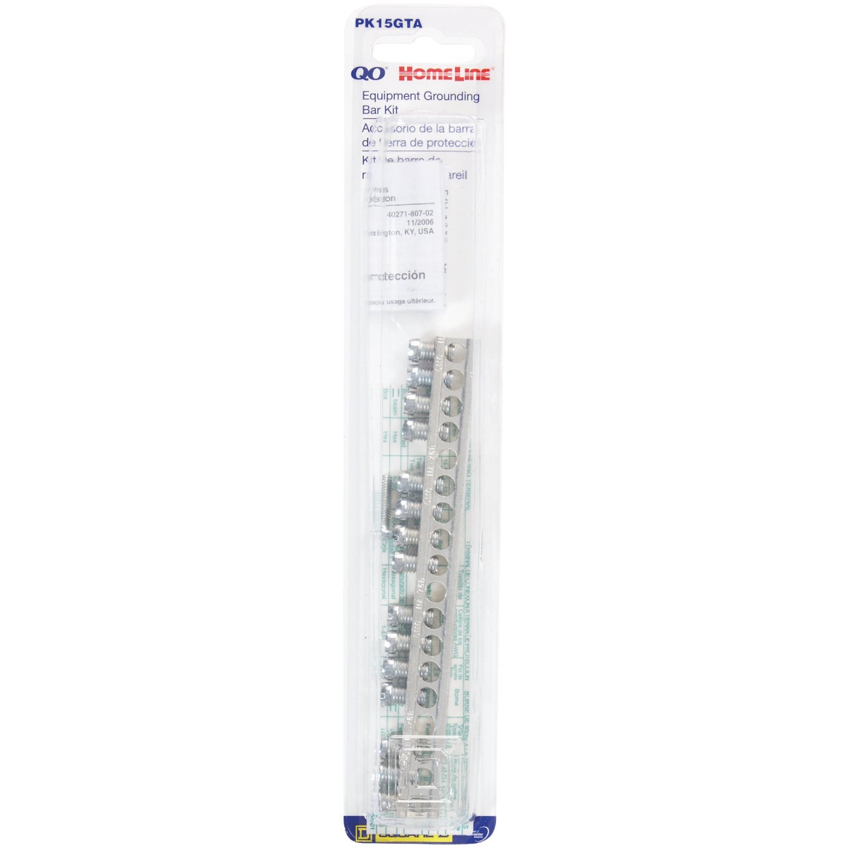 Square D 15-Terminal QO & Homeline Aluminum Ground Bar Kit – Hemlock ...