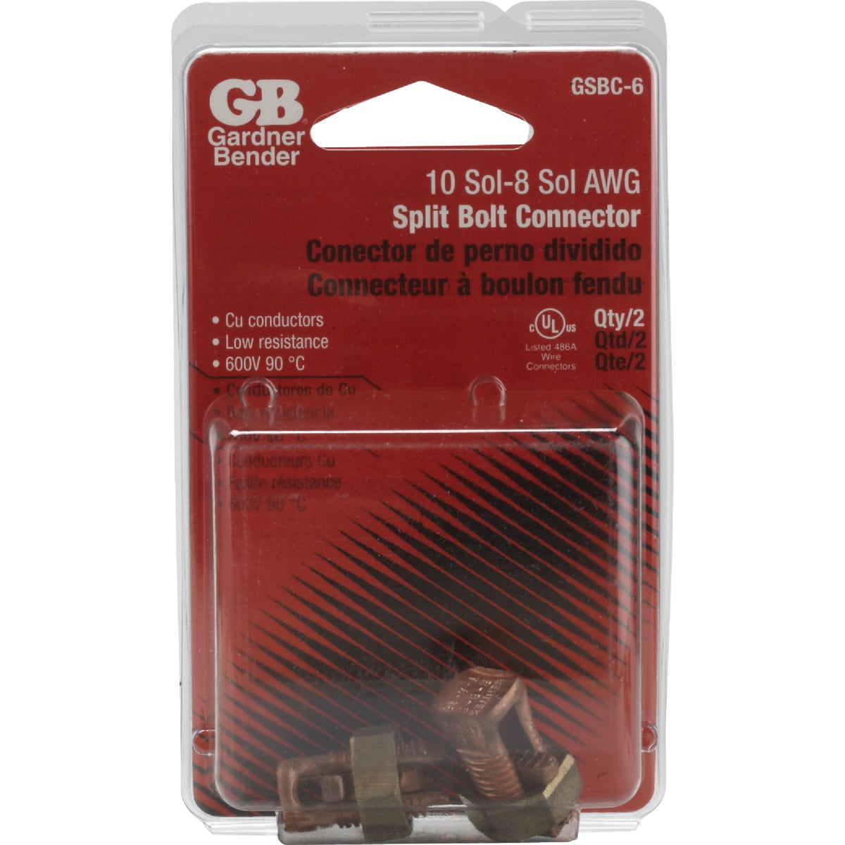 Gardner Bender #10 AWG Stranded, #10 to #8 AWG Solid Copper Alloy Spli ...
