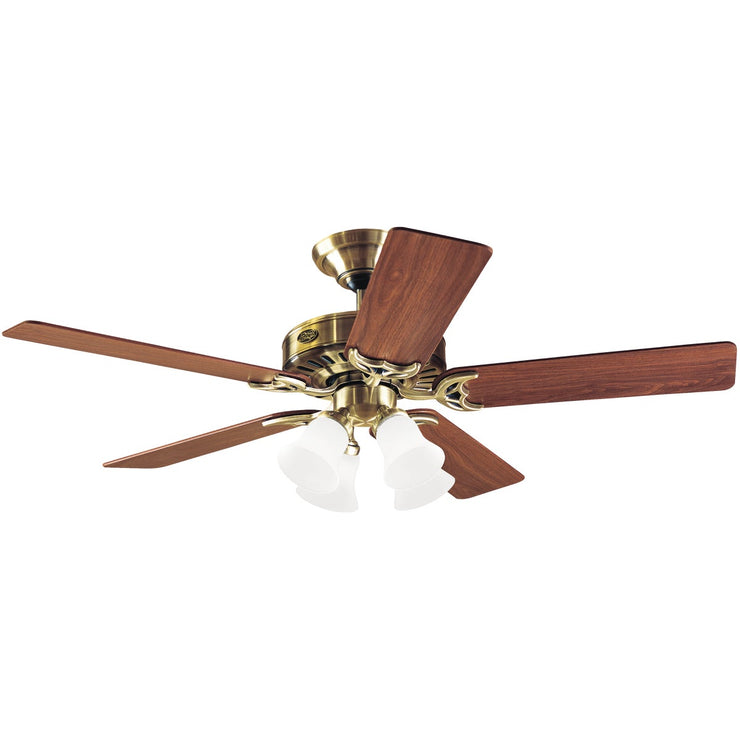 Hunter Ceiling Fan Light Kit Brass | Shelly Lighting