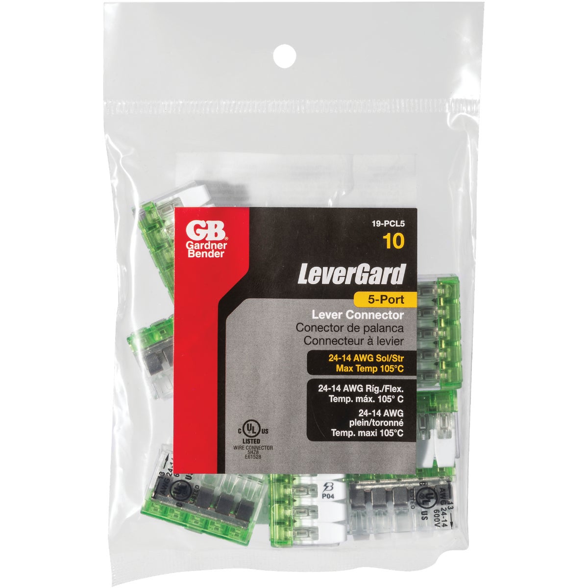 Gardner Bender 5-Port 600V Push-In Connector (10-Pack) – Hemlock Hardware