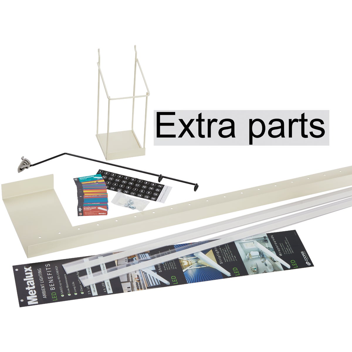 Metalux Utility Lighting Display Rack – Hemlock Hardware