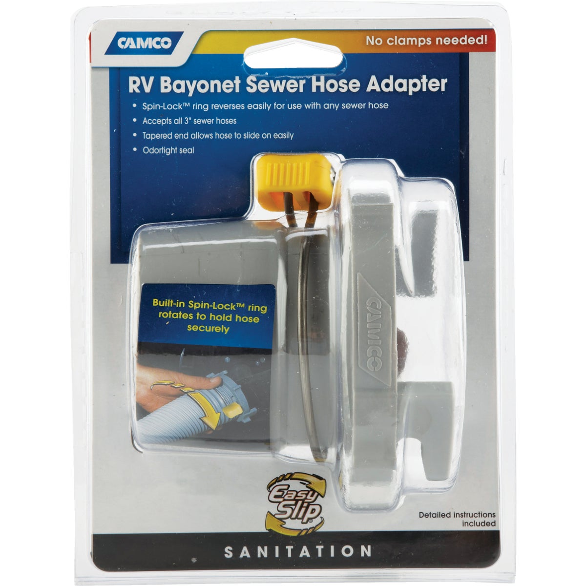 Camco Easy Slip RV Sewer Hose Adapter – Hemlock Hardware