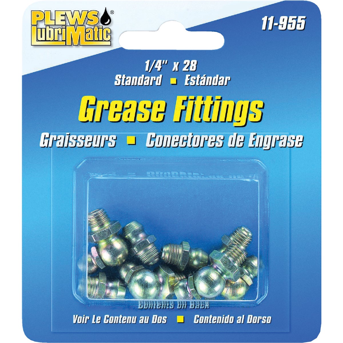Plews Lubrimatic 1/4" Grease Fitting – Hemlock Hardware