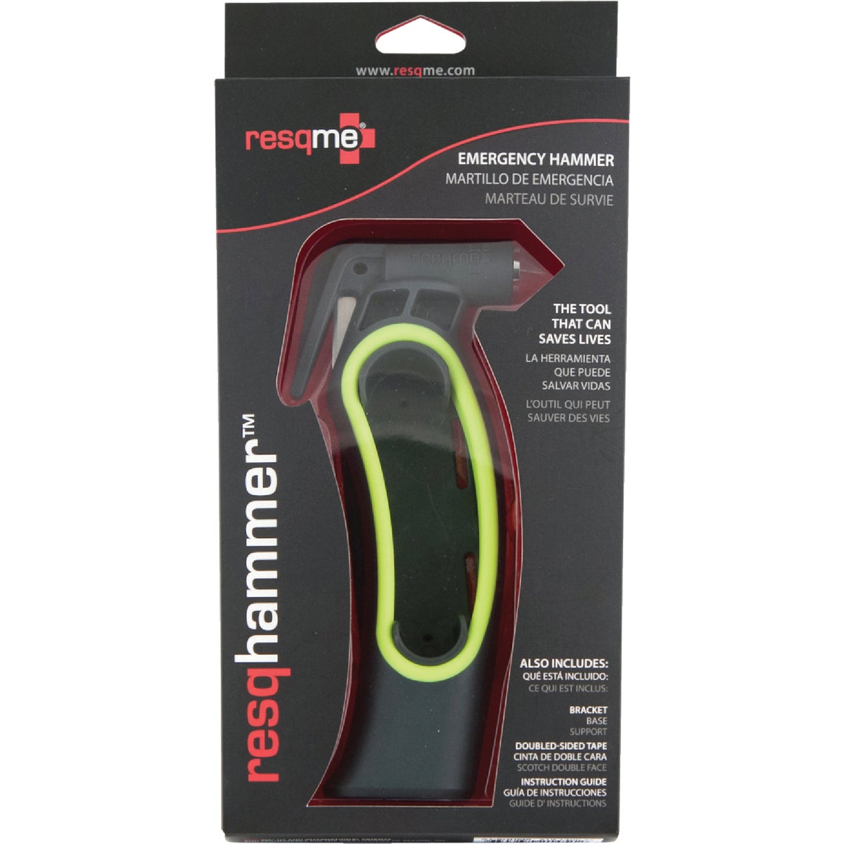 Resqme Hammer and Cutting Blade Car Rescue Tool – Hemlock Hardware