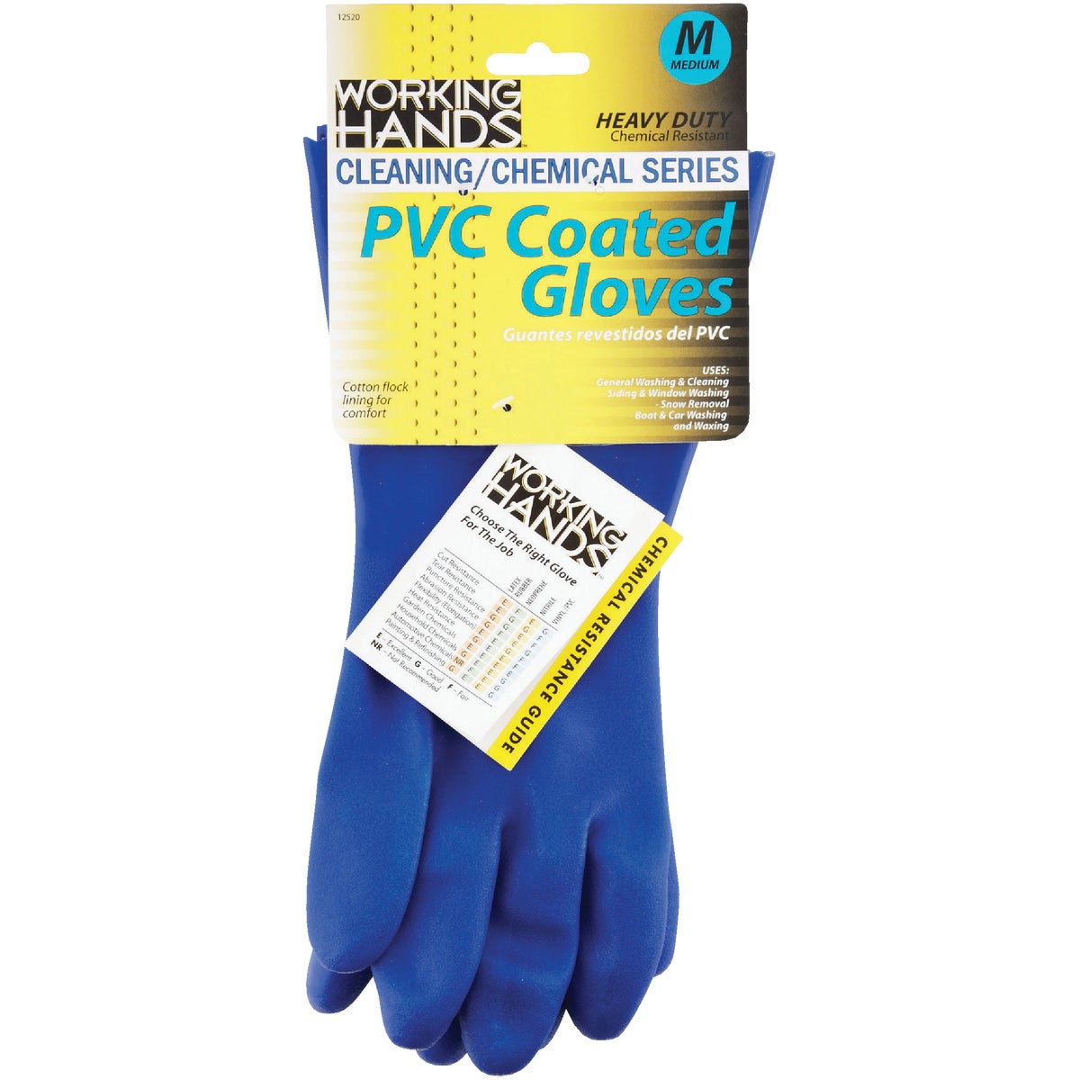 Working Hands Medium PVC Coated Rubber Glove – Hemlock Hardware