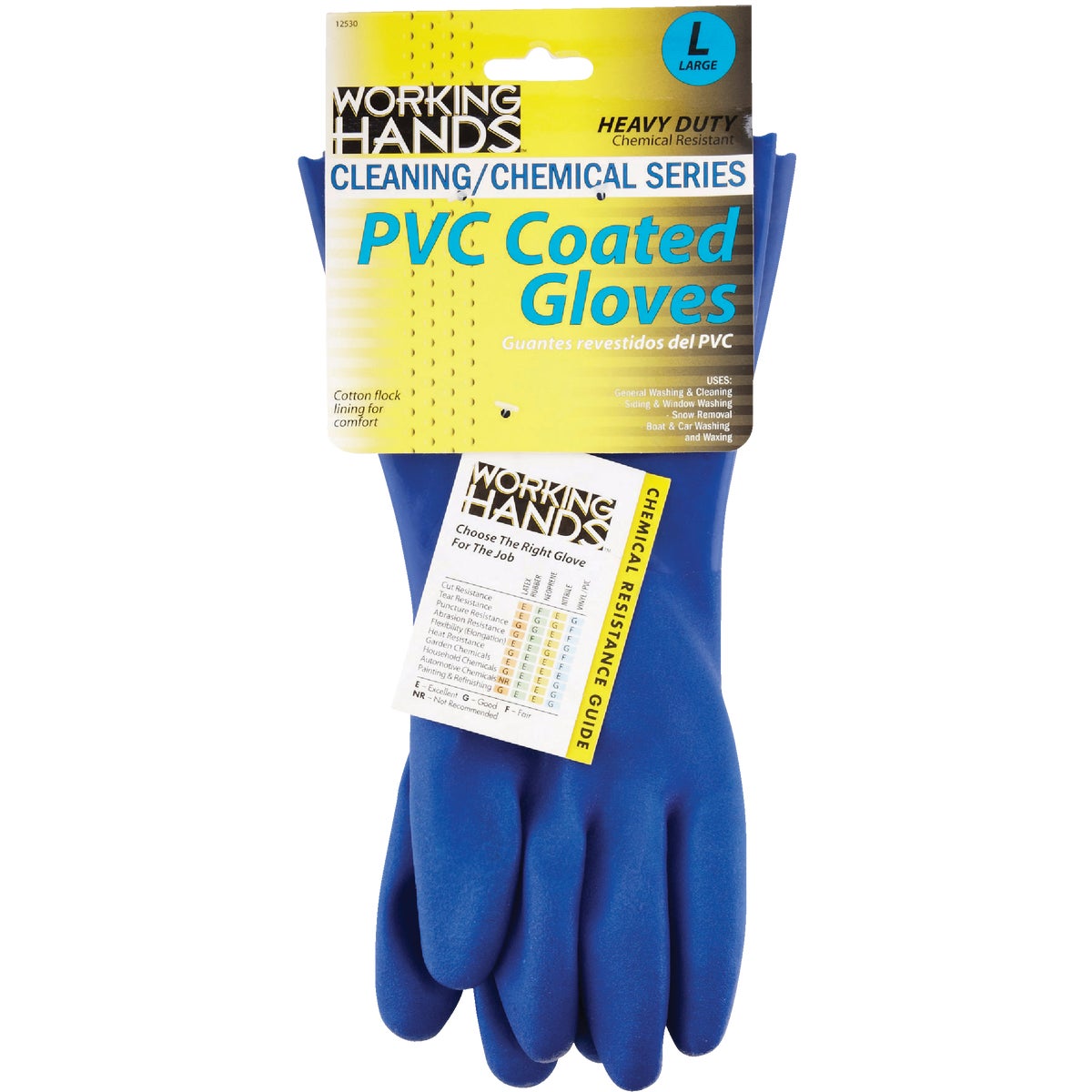 Working Hands Large PVC Coated Rubber Glove – Hemlock Hardware