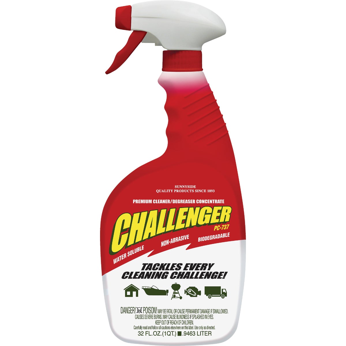 Sunnyside Challenger 32 Oz. Cleaner & Degreaser – Hemlock Hardware