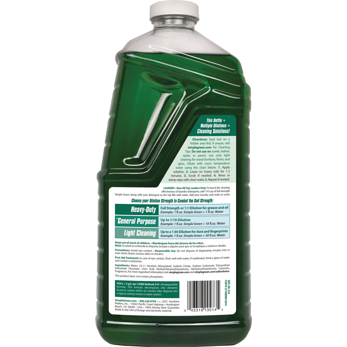 Simple Green 67 Oz. Liquid Concentrate All-Purpose Cleaner & Degreaser ...