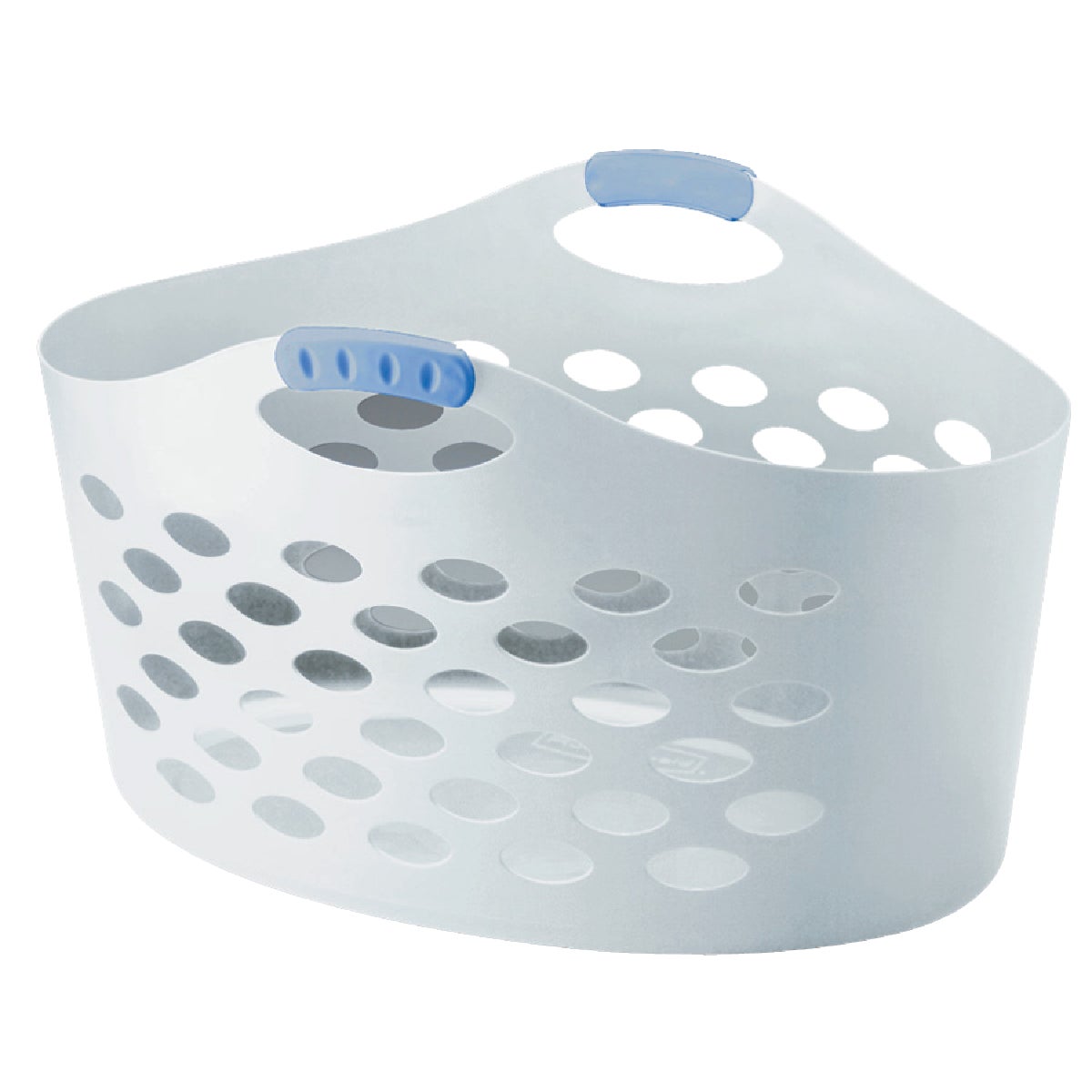Rubbermaid Flex 'N Carry White Laundry Basket – Hemlock Hardware