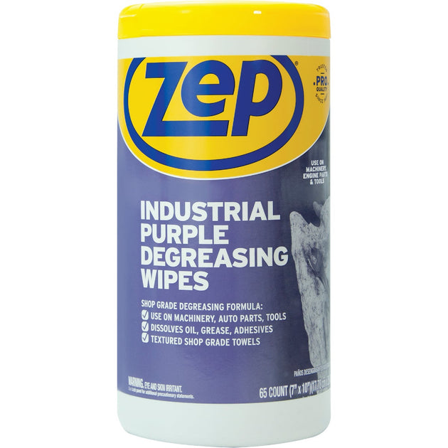 Zep Industrial Purple Cleaner & Degreaser Wipes – Hemlock Hardware