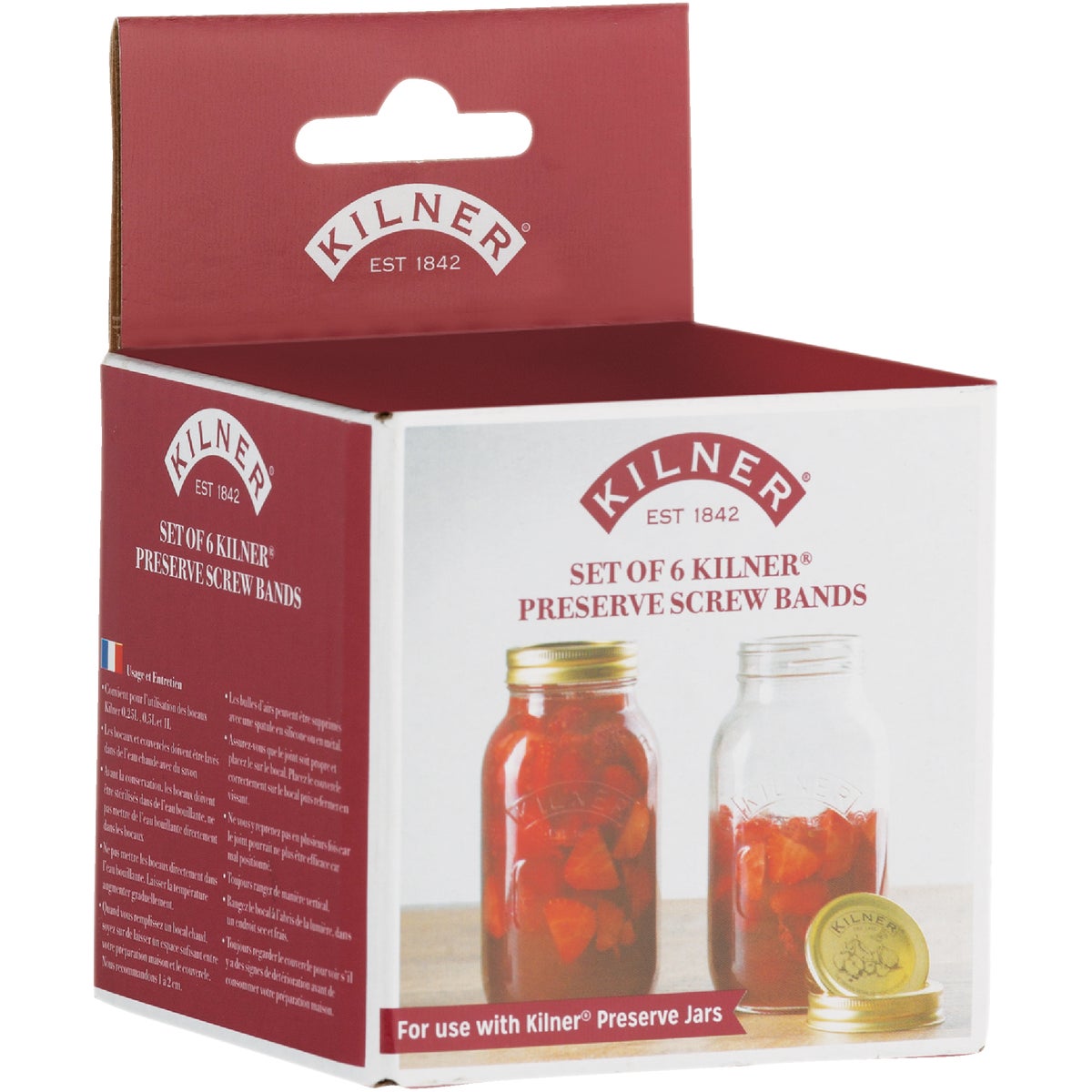 Kilner Preserve Jar Screw Bands (6-Count) – Hemlock Hardware