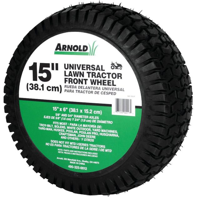 Arnold 15 In. Universal Lawn Tractor Mower Wheel – Hemlock Hardware