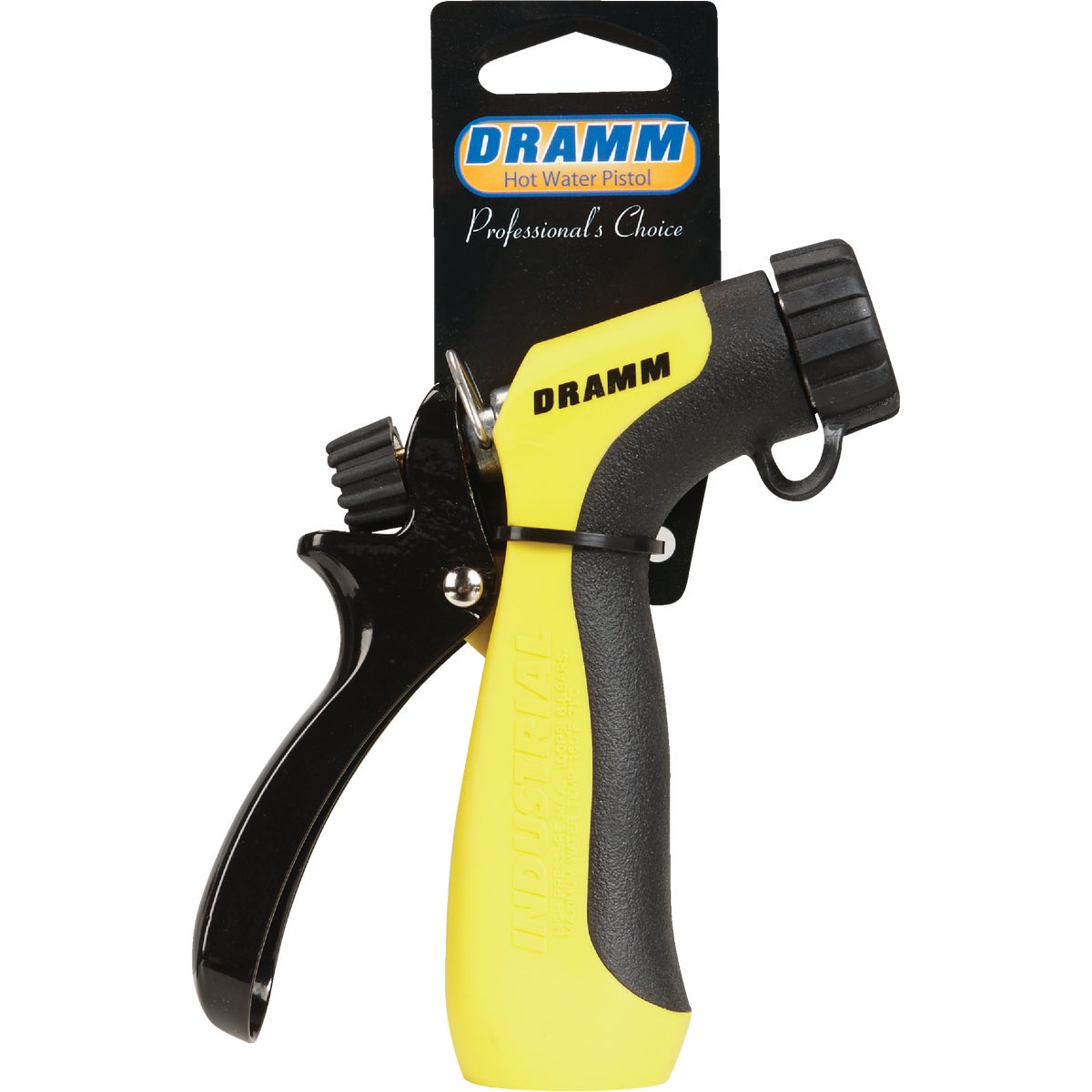 Dramm Heavy-Duty Metal Hot Water Pistol Nozzle, Yellow – Hemlock Hardware