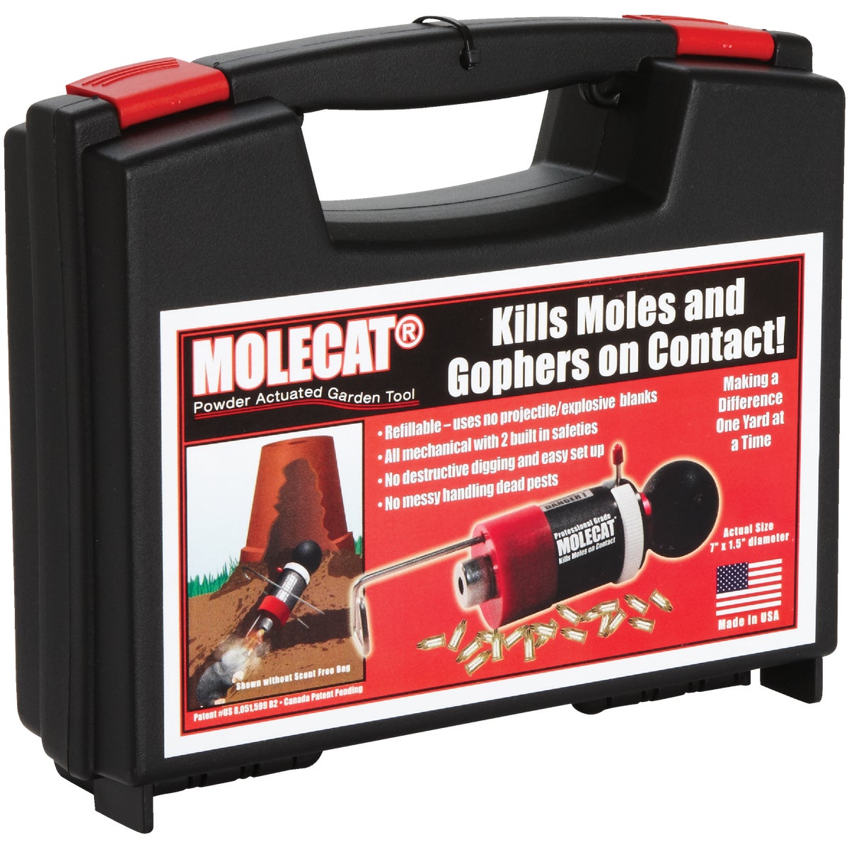 Molecat Powder-Actuated Tool Mole & Gopher Killer Kit – Hemlock Hardware