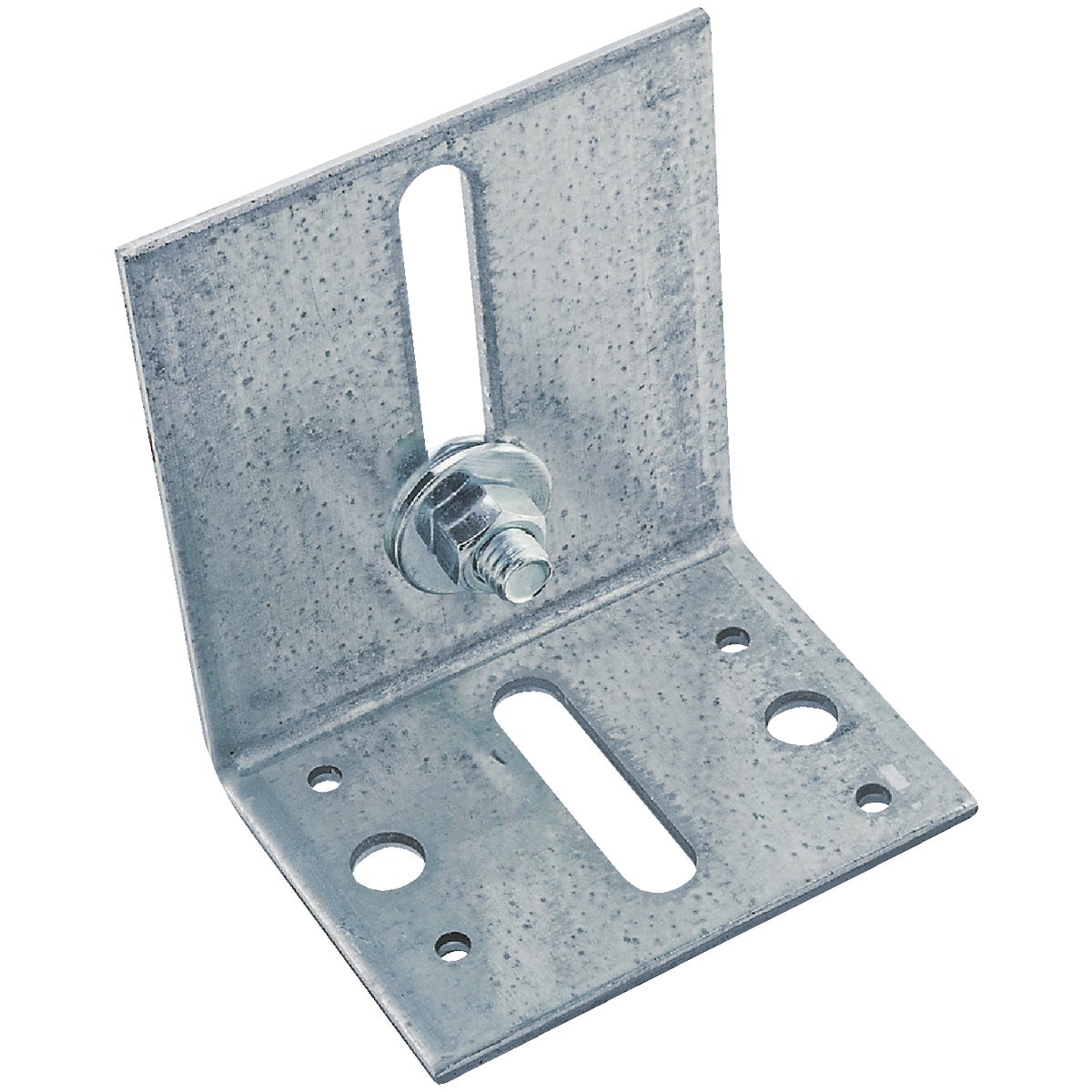 National 6005 Galvanized Guide Box/Round Rail Barn Door Bracket ...