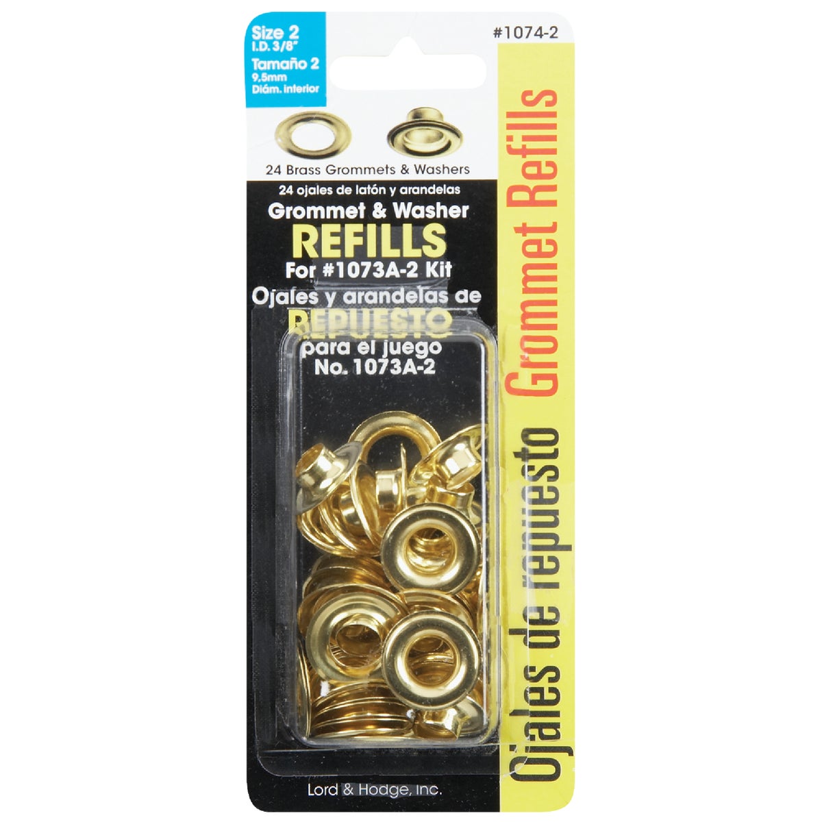 Lord & Hodge 3/8 In. Brass Grommet Refills (24 Ct.) – Hemlock Hardware