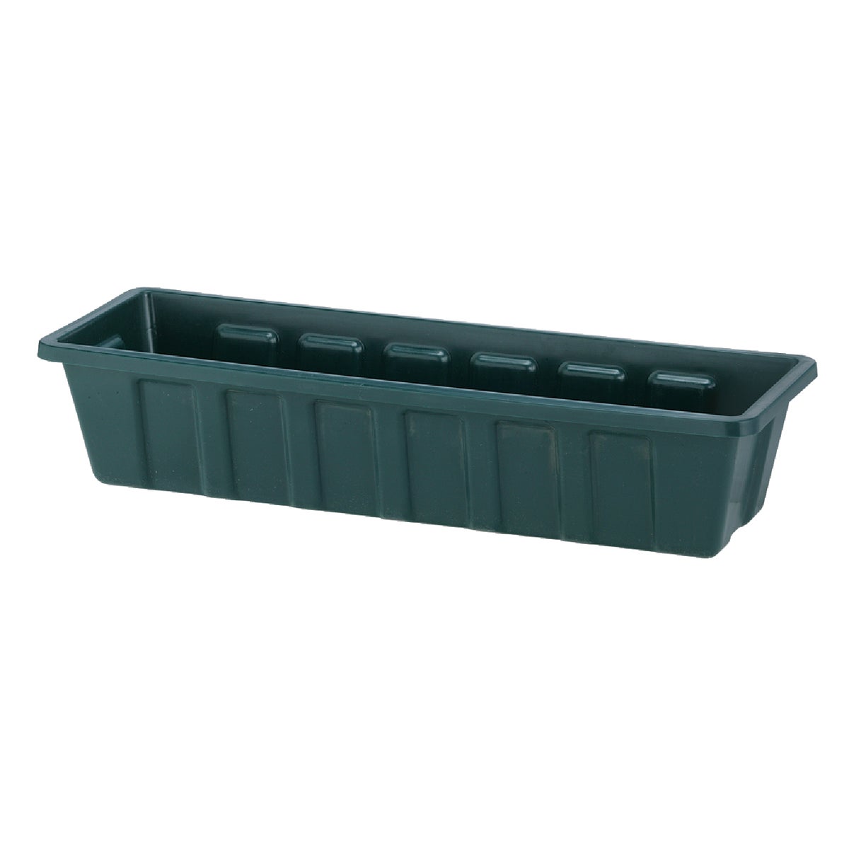 Novelty Poly-Pro 24 In. Polypropylene Hunter Green Flower Box Planter ...